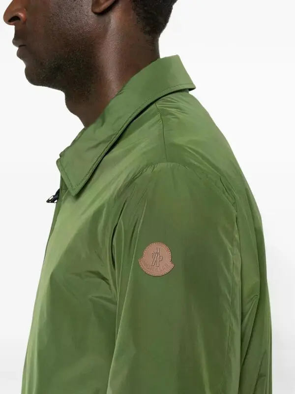 Moncler Zip-up Pocket Jacket - Green