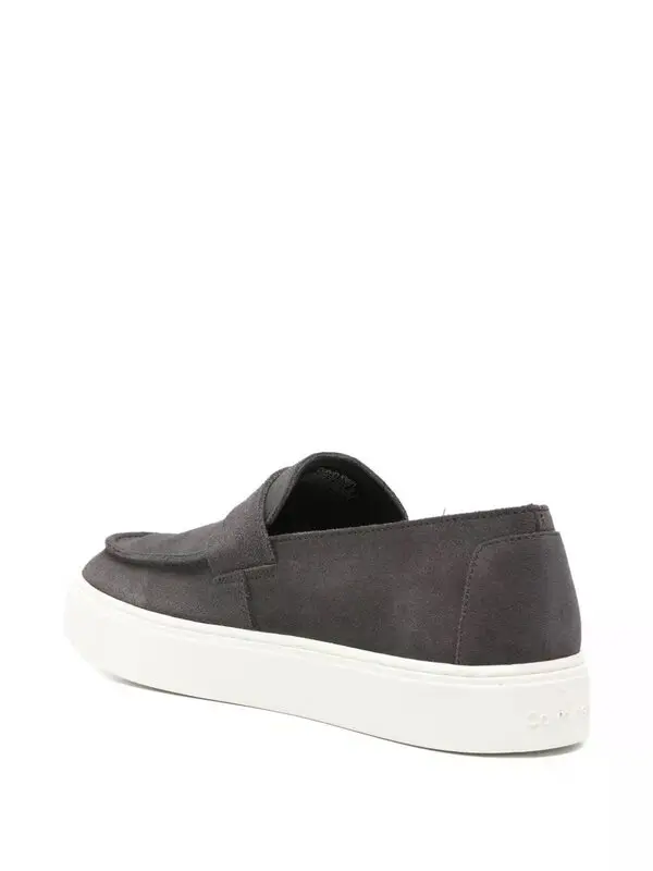 Calvin Klein Leather Loafers With Strap Detail