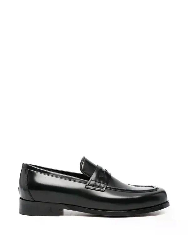 MORGILLO Leather Loafers - Black