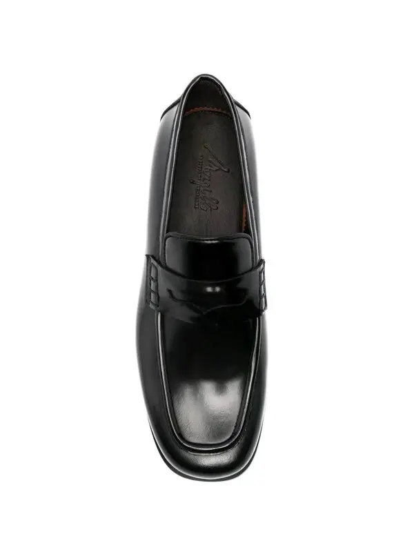 MORGILLO Leather Loafers - Black