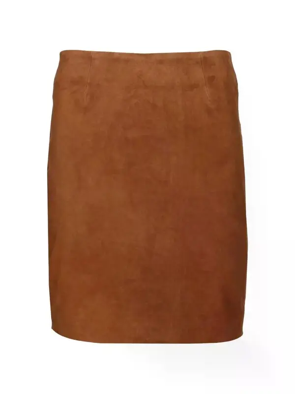 ROTATE BY BIRGER CHRISTENSEN Suede Mini Skirt