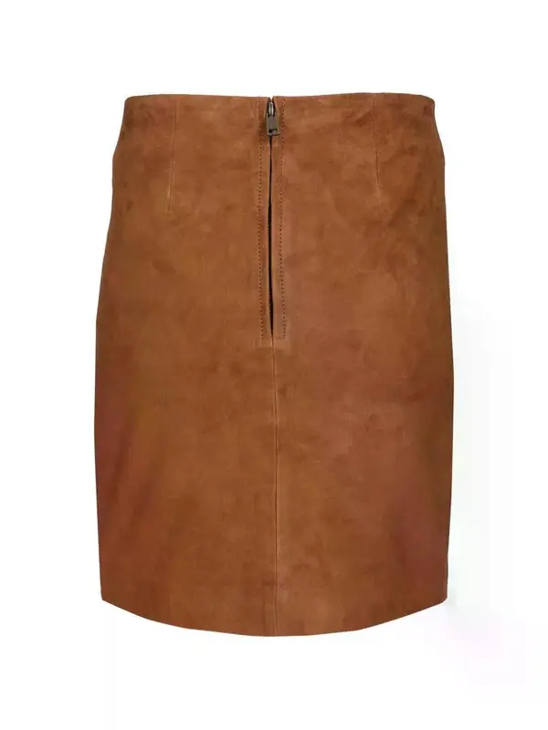 ROTATE BY BIRGER CHRISTENSEN Suede Mini Skirt
