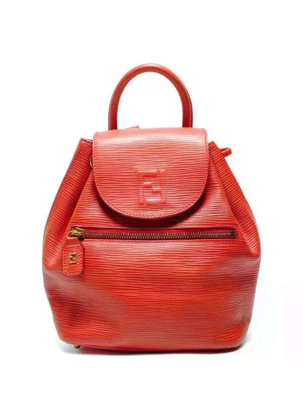 Fendi 1990s Leather Backpack