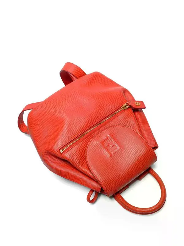 Fendi 1990s Leather Backpack