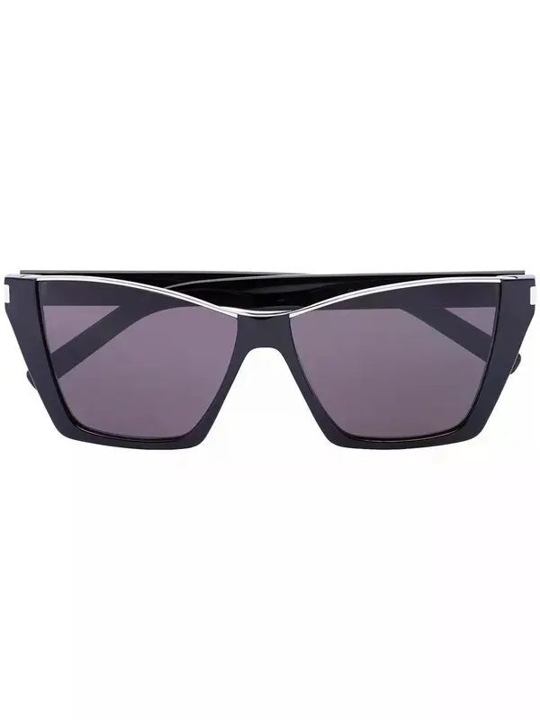 Saint Laurent Kate D-frame Sunglasses - Black