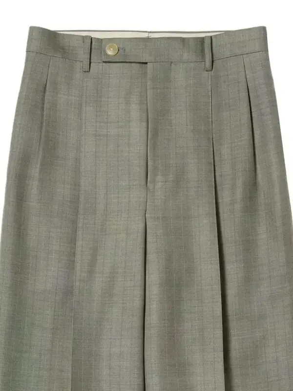 Auralee Wide-leg Pleated Trousers
