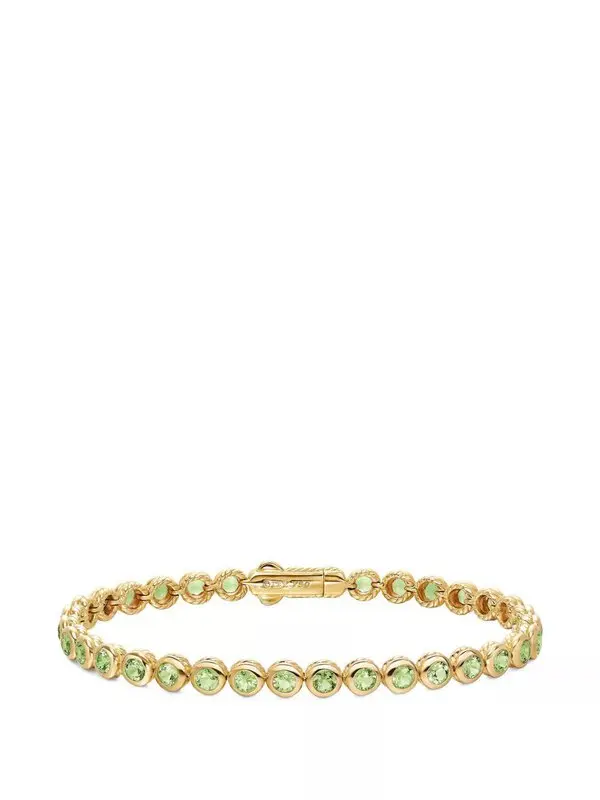 David Yurman 18k Yellow Tennis Bracelet - Gold