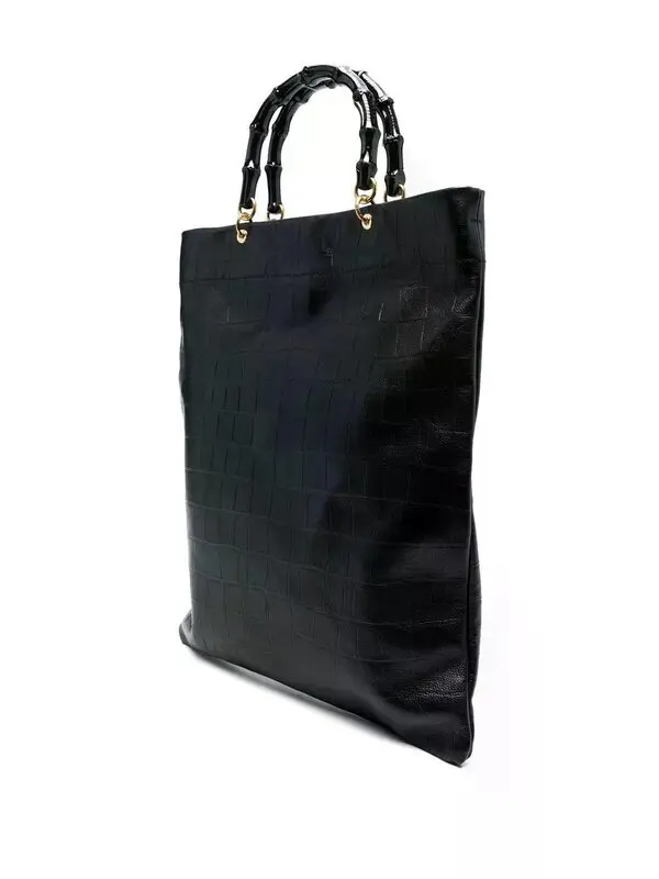 JIL SANDER Embossed Leather Tote