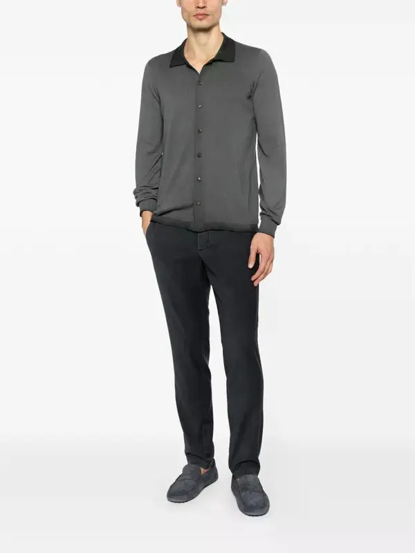 AROVESCIO Buttoned Long-sleeved Shirt - Grey