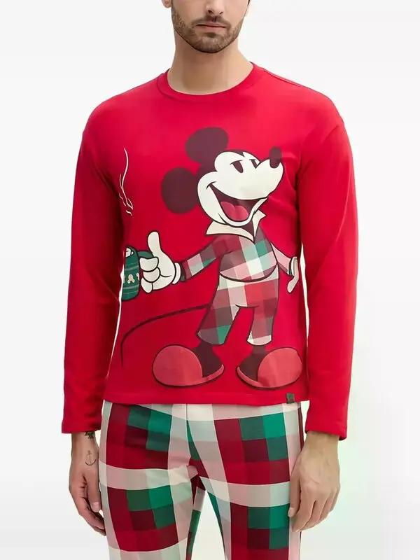 BENETTON Printed Checked Sleepwear