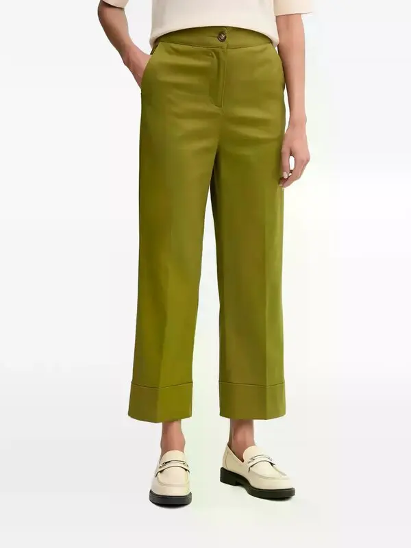 BENETTON Button-fastening High-rise Trousers