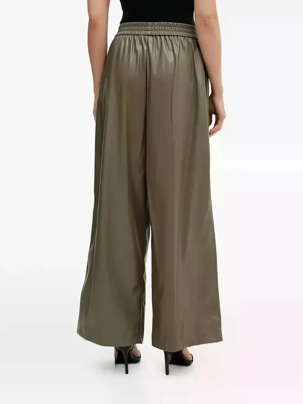 BENETTON Elasticated Waist Wide Leg Trousers