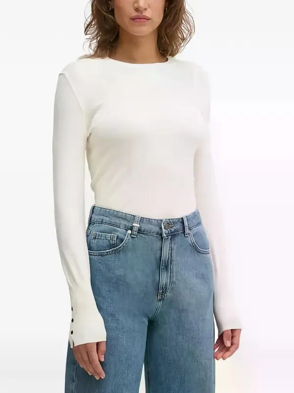 BENETTON Button-embellished Sweater