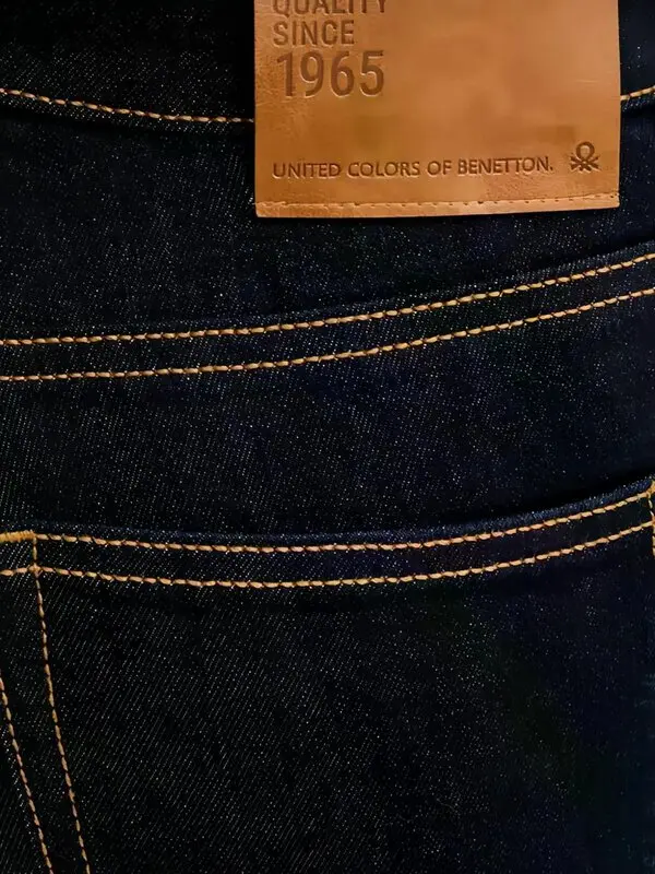 BENETTON Flared Jeans With Contrast Stitching