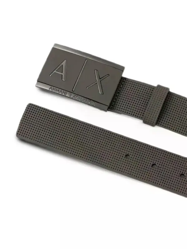 Armani Exchange Belt With Logo Buckle