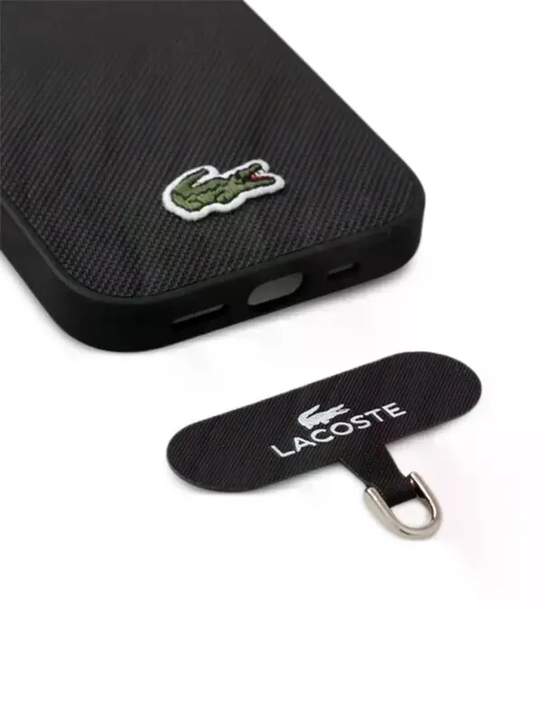 Lacoste Iphone 16 Pro Logo Charm Phone Case