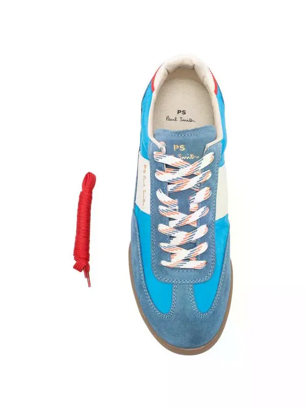 Paul Smith Dover Suede-panel Sneakers - Blue