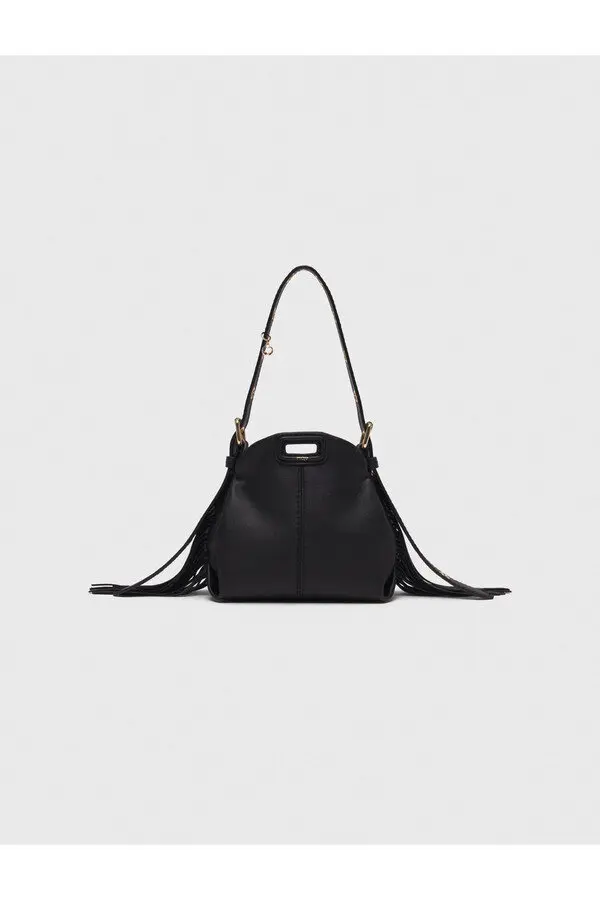 Maje Miss M Micro Leather Bag