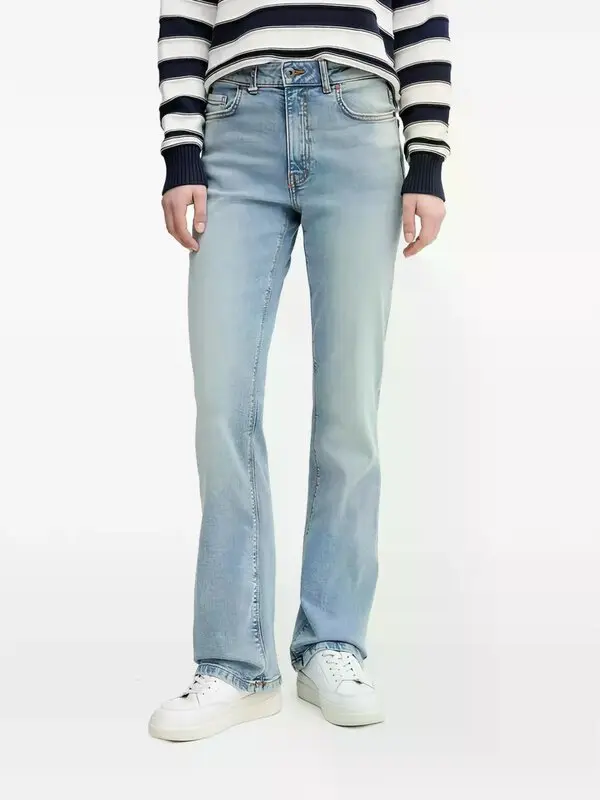 BENETTON Logo Patch Denim Jeans
