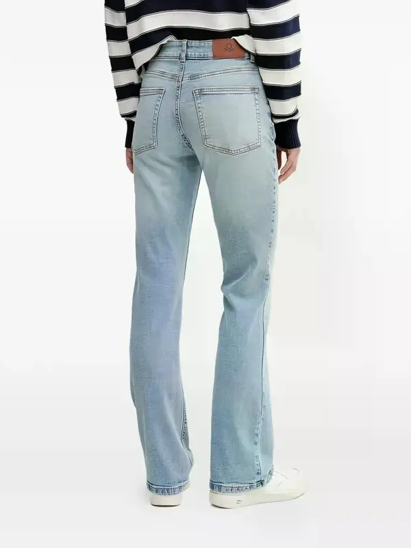BENETTON Logo Patch Denim Jeans