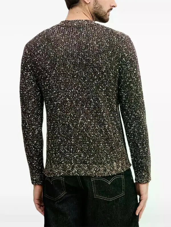 BENETTON Speckled Crew-neck Sweater