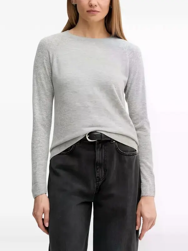BENETTON Round-neck Sweater - Grey