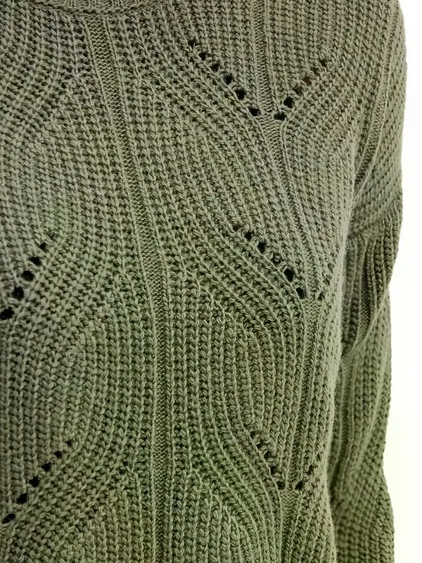 BENETTON Openwork High-neck Sweater