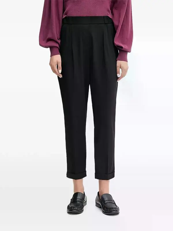 BENETTON Cuffed Pleated Trousers