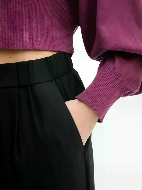 BENETTON Cuffed Pleated Trousers