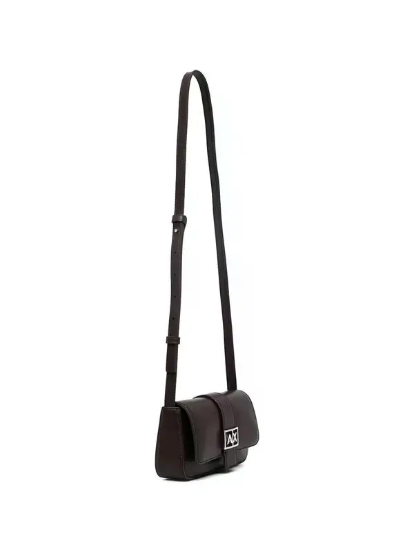 Armani Exchange Logo Appliqué Crossbody Bag