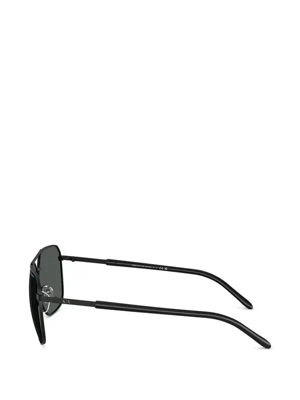 Armani Exchange Double-bridge Pilot Sunglasses