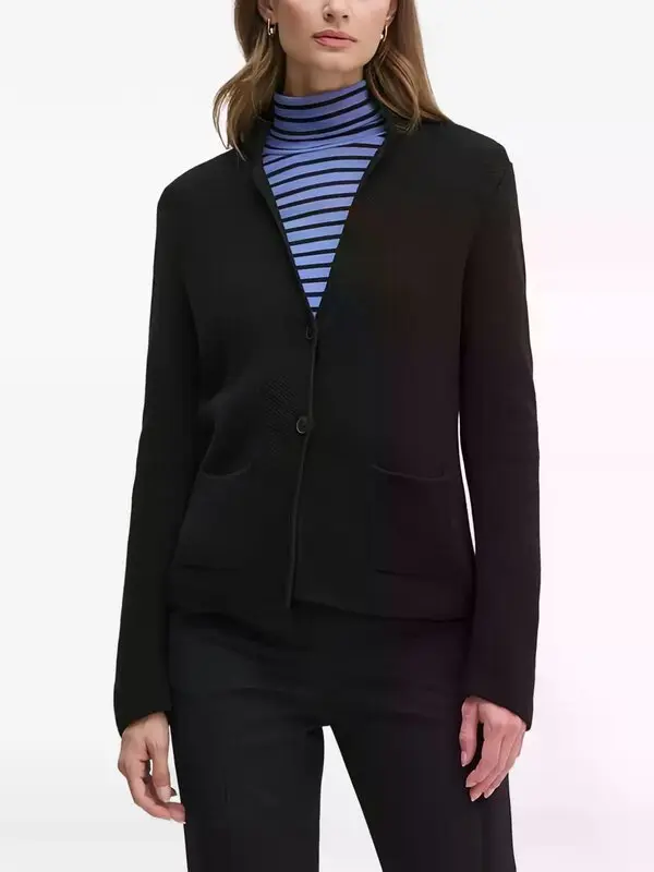 BENETTON Patch-pocket Cardigan - Black