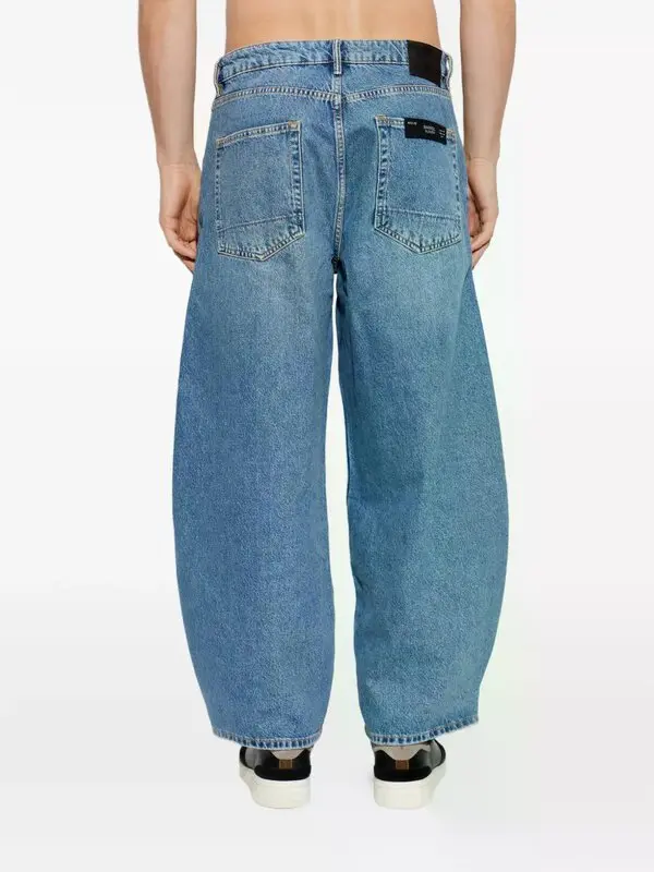 ALLSAINTS Panelled Barrel Wide-leg Jeans