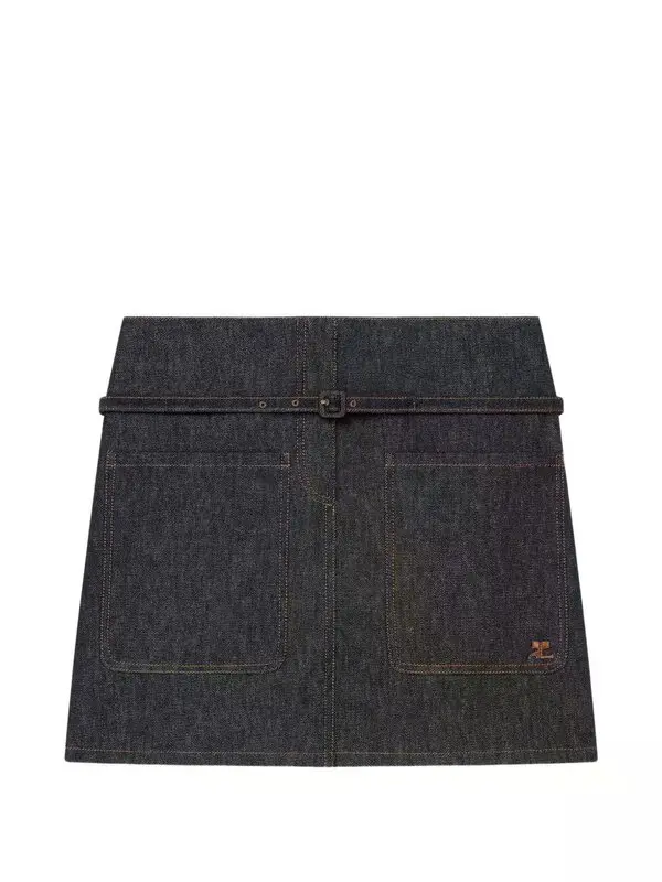 COURREGES Mini Skirt With Pockets