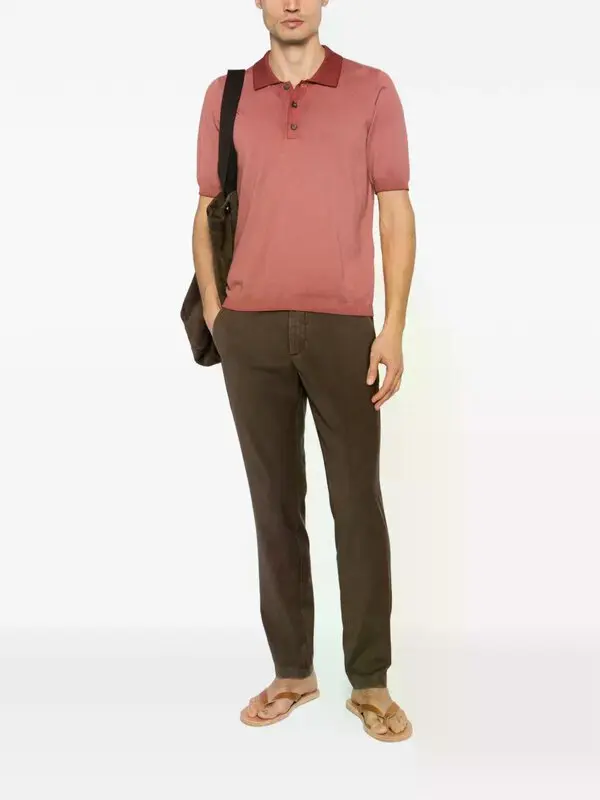 AROVESCIO Buttoned Polo Shirt - Red