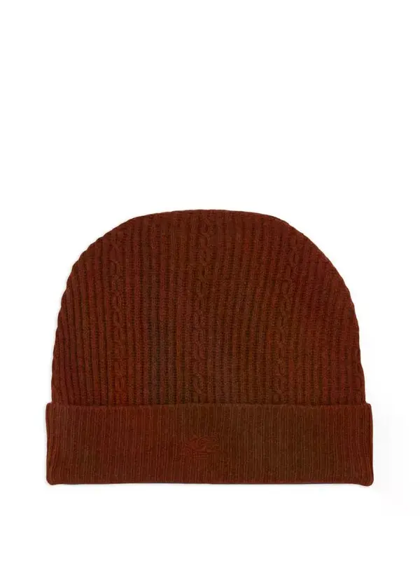 Etro Knitted Beanie - Red