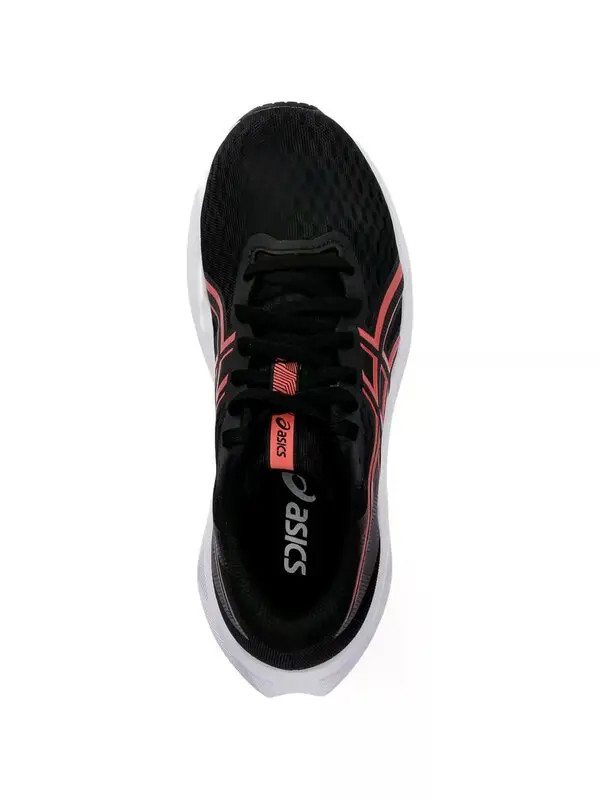 Asics Logo Detail Sneakers - Black