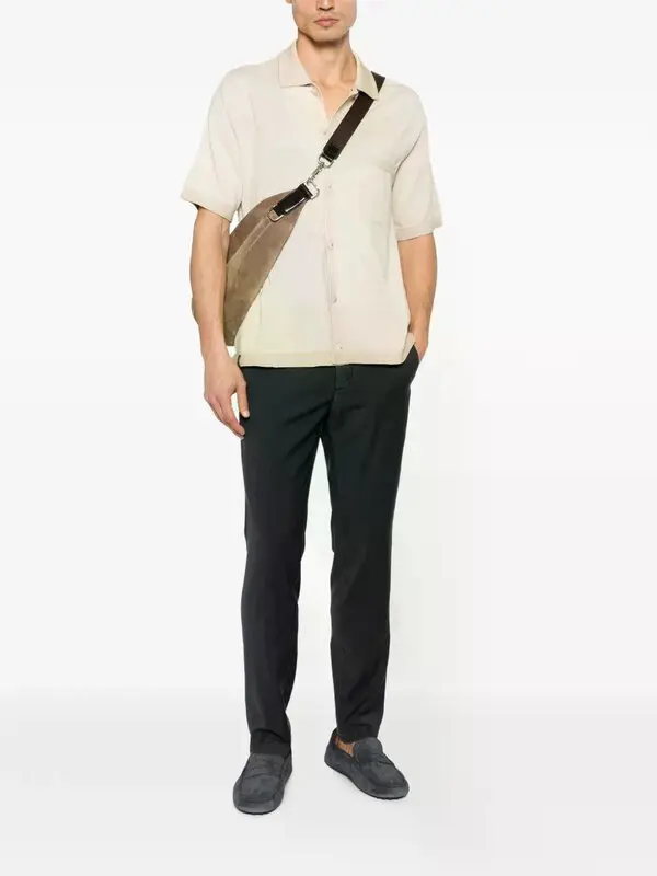 AROVESCIO Pocket Short-sleeve Shirt - Neutrals