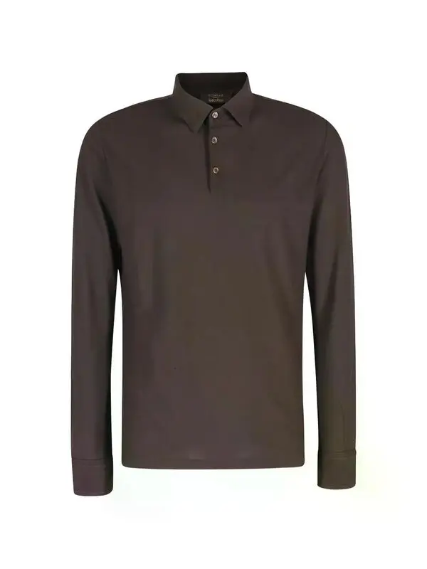 ZANONE Long Sleeve Polo Shirt
