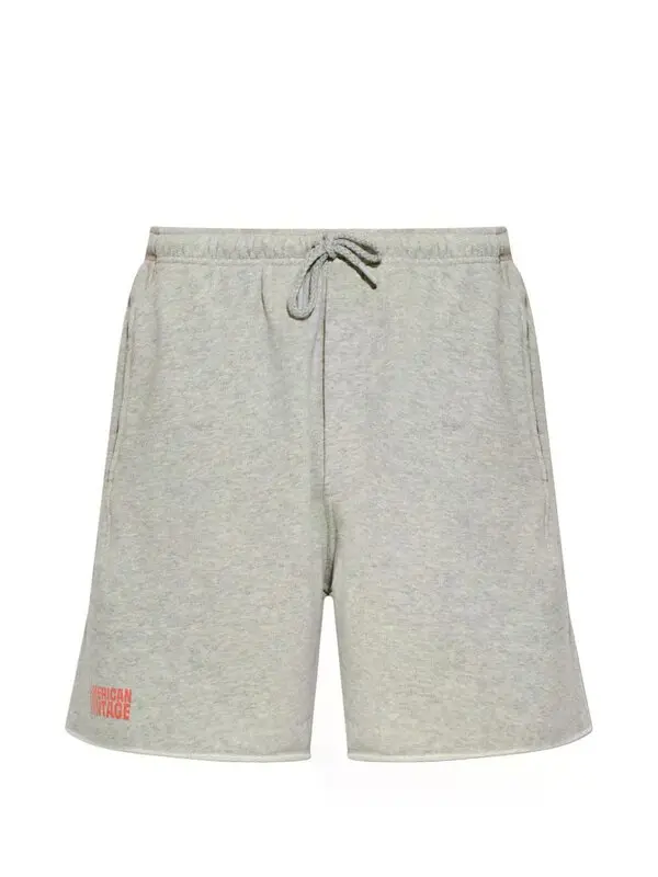 American Vintage Drawstring Raw Hem Shorts