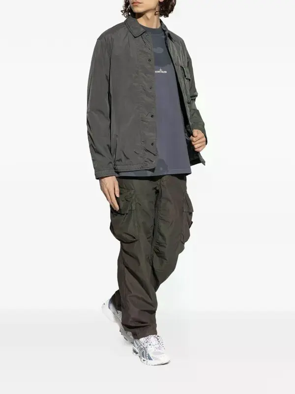 Stone Island Buttoned Pocket Jacket - Grey