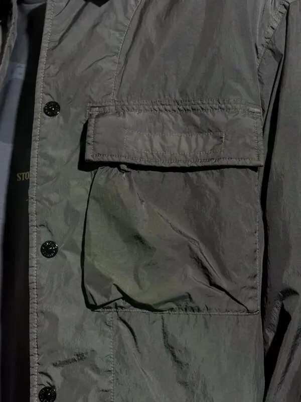 Stone Island Buttoned Pocket Jacket - Grey