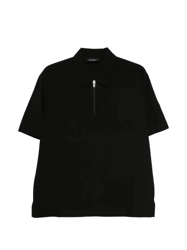 AROVESCIO Zip Short-sleeve Polo