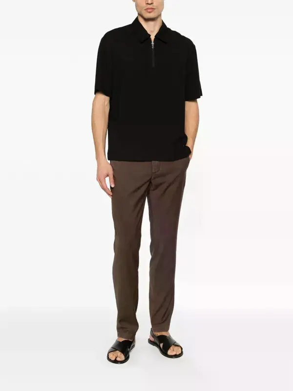 AROVESCIO Zip Short-sleeve Polo
