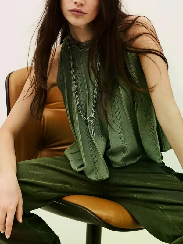 Ba&sh Ribbed Top