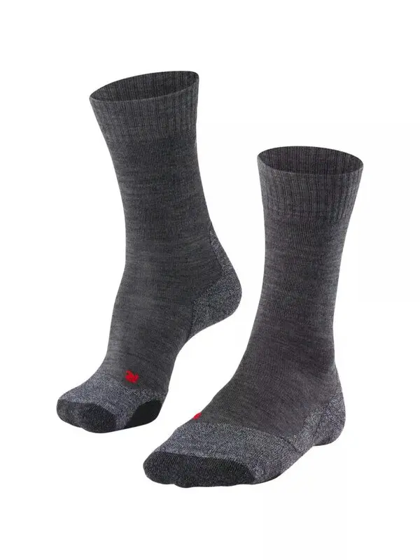 Falke Tk2 Ribbed Trekking Socks - Grey