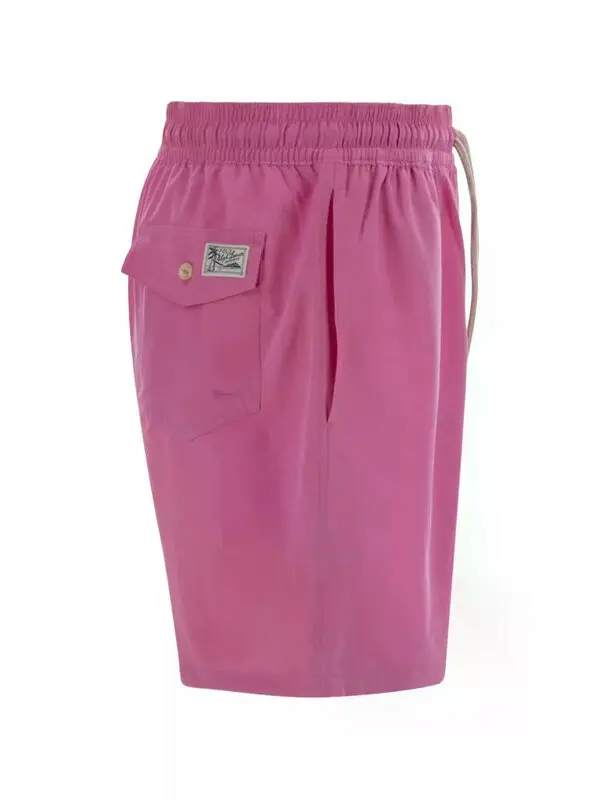 Polo Ralph Lauren Traveler Classic Pocket-patch Trunks - Pink
