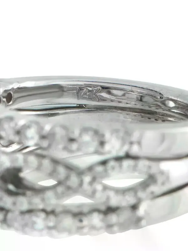 LB EXCLUSIVE 14k White Gold Diamond Ring