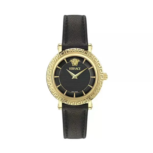 Versace Greca Sphere Nova 35mm Watch - Black