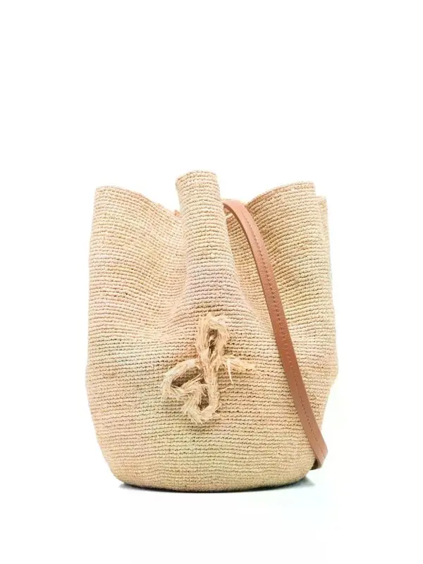 Ruslan Baginskiy Tie-detailed Bucket Bag - Neutrals